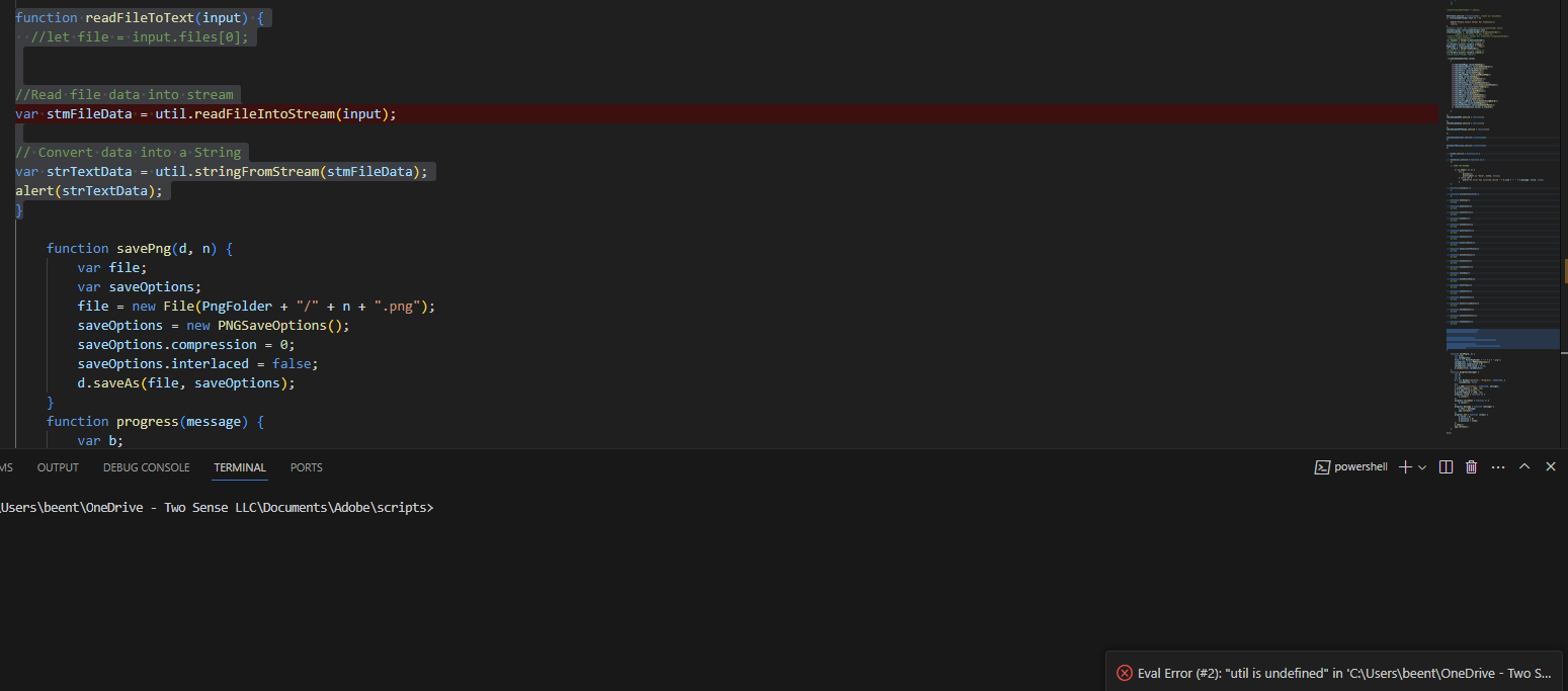 Solved: Re: util is undefined - Adobe Community - 14306232